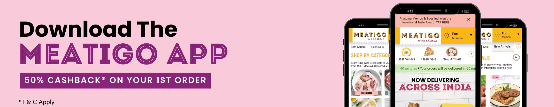 Meatigo by Prasuma: Order Chicken, Sausages, Bacon, Cheese Online