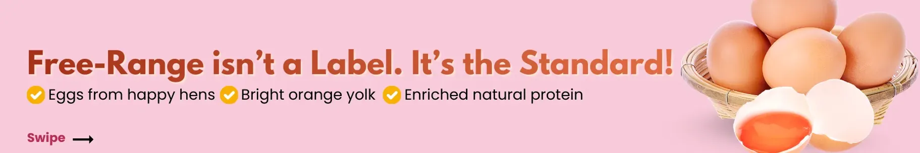 Fresh Ingredients | Buy Free Range Eggs Online | Meatigo