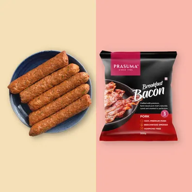 Meatigo by Prasuma: Order Chicken, Sausages, Bacon, Cheese Online