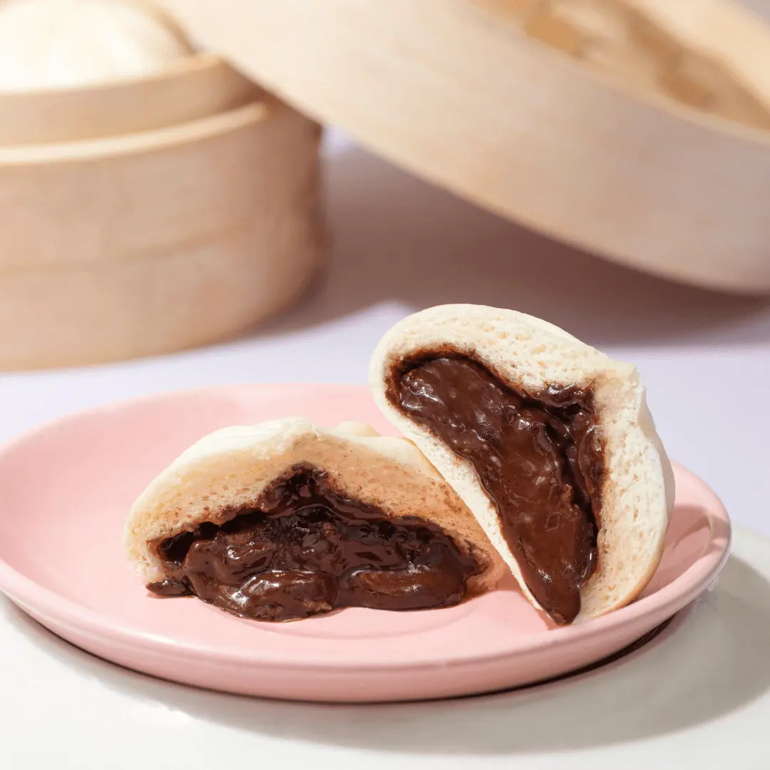 Chocolate Bao Buns | Crunchy Chocolate Bao Buns | From Meatigo