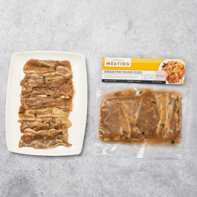 Order Korean Sliced Pork Online | Korean Bulgogi | With Meatigo