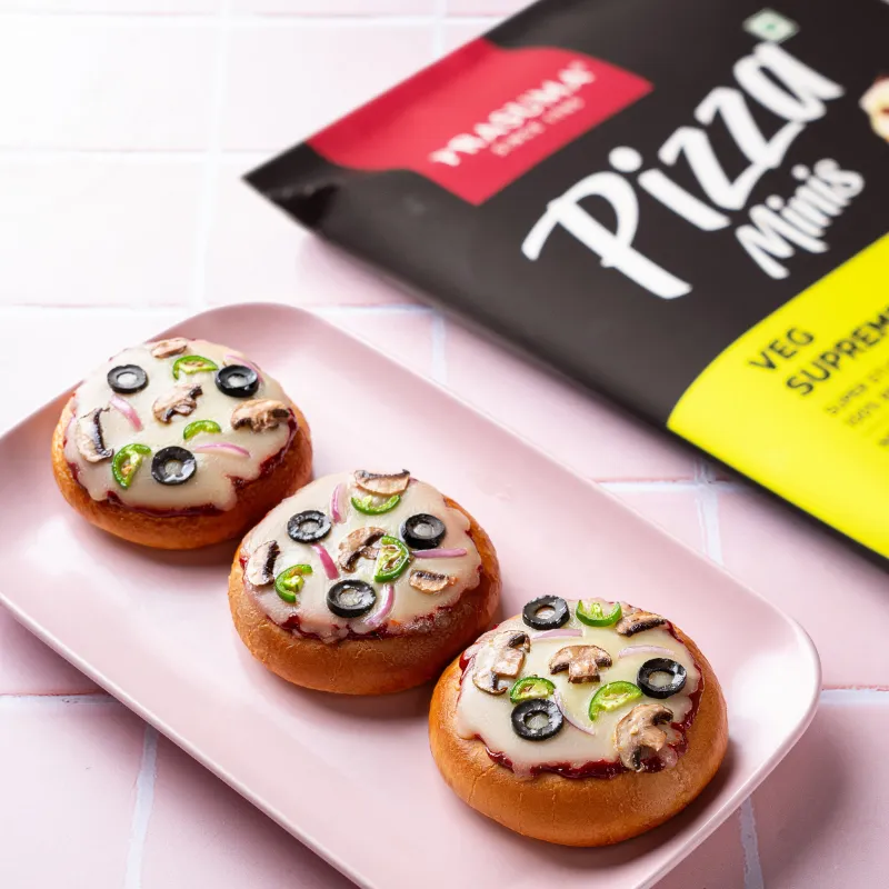 Prasuma Pizza Minis - Veg Supreme | Online Veg Delivery | Order Meats ...