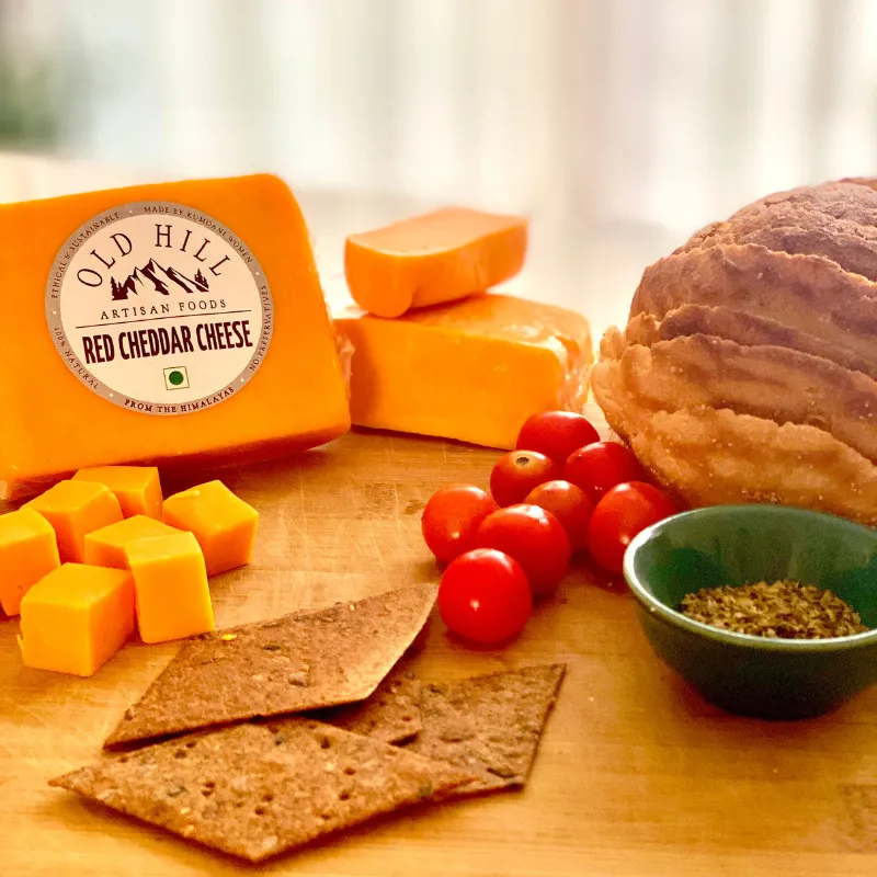 Meatigo Himalayan Red Cheddar Cheese | Online Vegetarian Delivery ...
